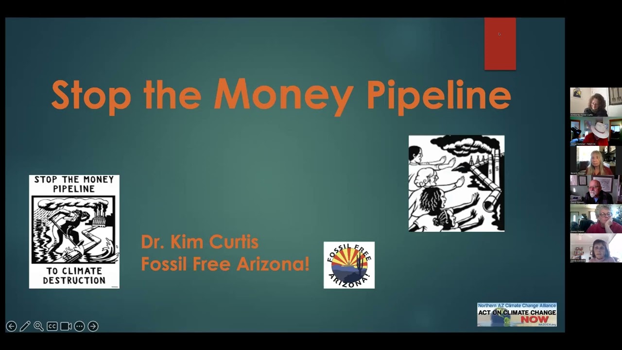 Climate Talks for Everyone - Stop the Money Pipeline by Kim Curtis (12/2/2023)