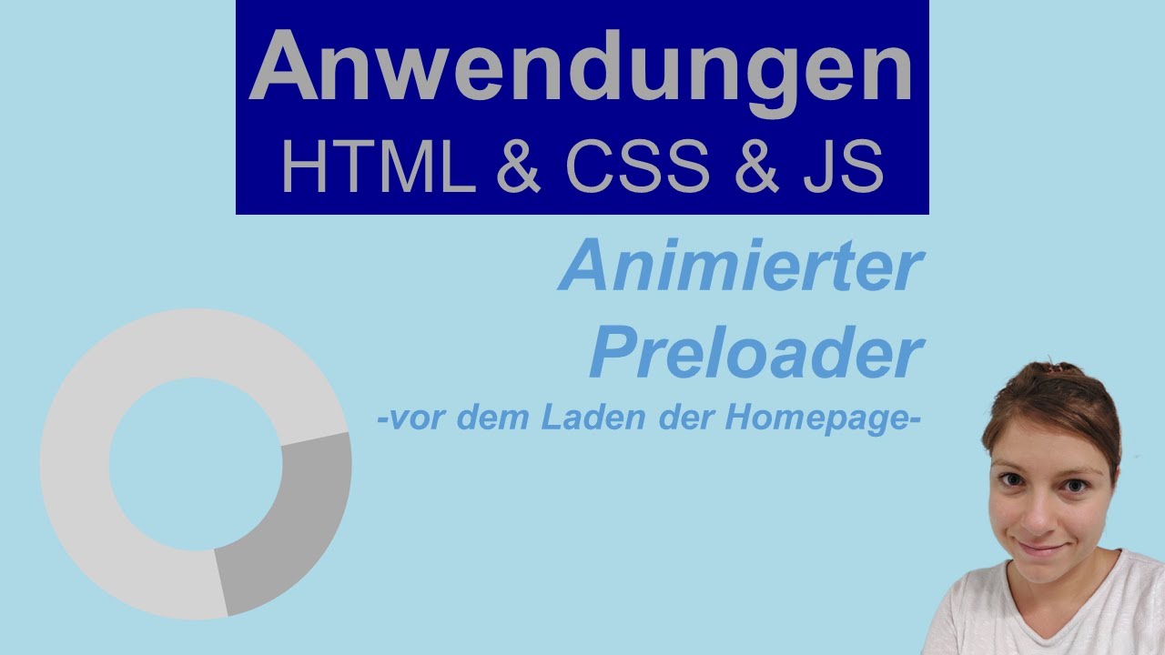Animierter Preloader mit HTML, CSS und JavaScript