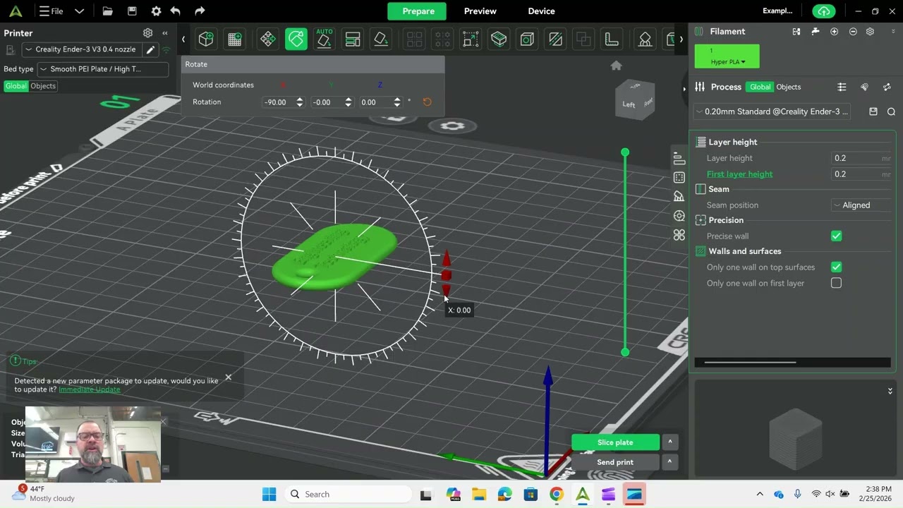 Slicing Files in Creality Print
