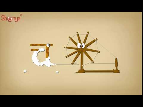 Learn the Hindi Alphabet: Learn Hindi Consonant "च" or "Ca" with "Charkha"