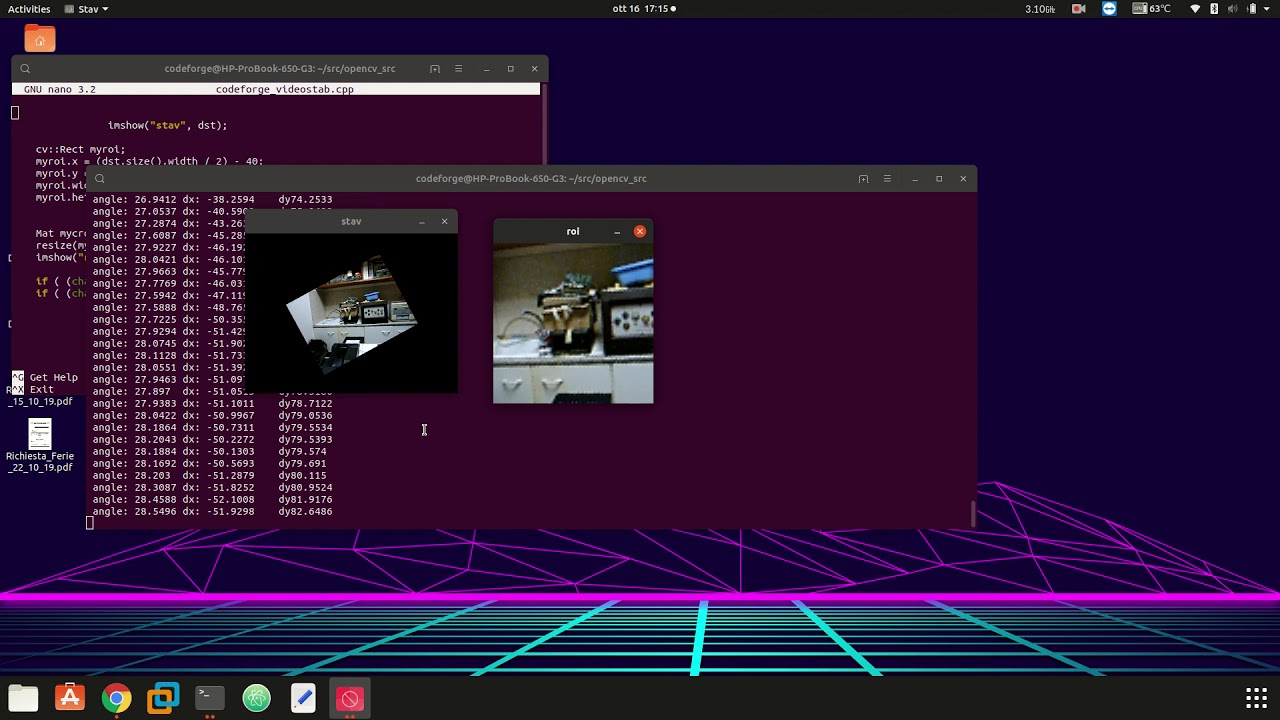 opencv Video Stabilization without imu