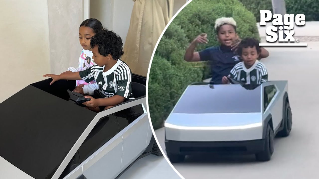 Big-Time Flex: Kim Kardashian's Youngest Son Gets a Baby Cybertruck to ...