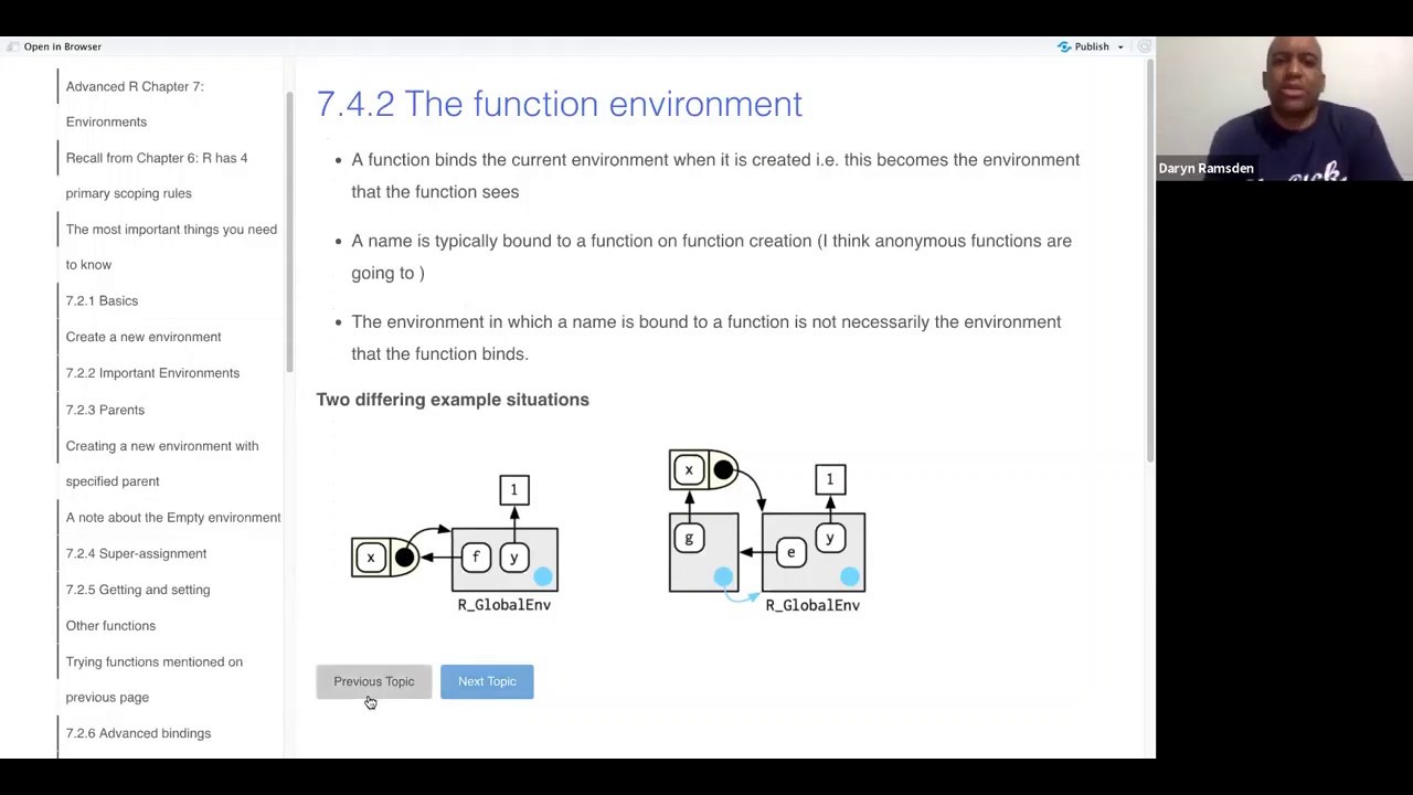 Advanced R: 7.4.2 Function Environments