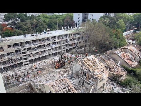 Tel Aviv hit as Iranian missiles strike areas in northern and central Israel