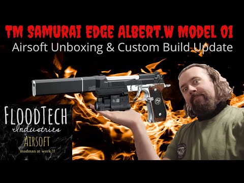 🗡️ Samurai Edge Albert.W Model 01 Pistol Rail and Suppressor for ...