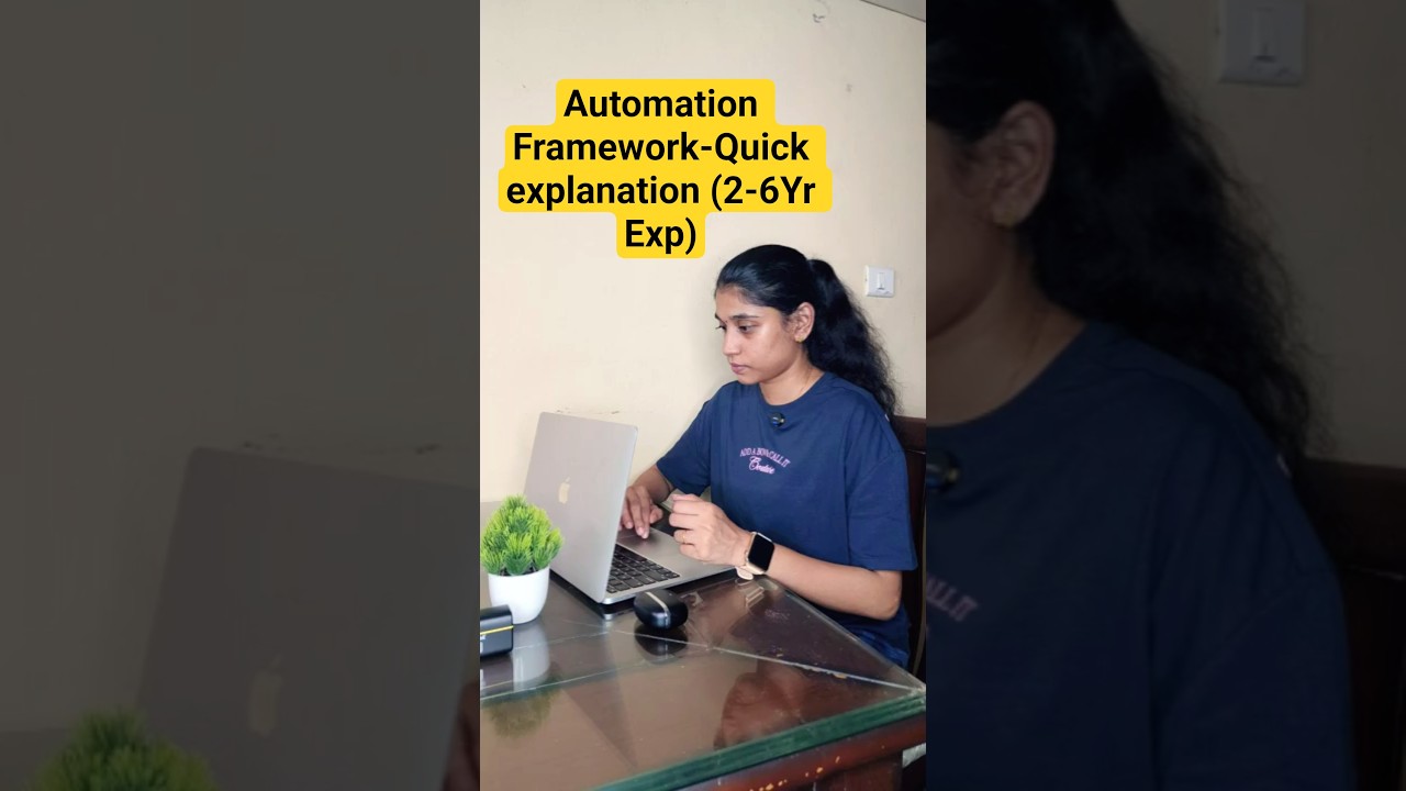 ✨💻 Automation Framework Explained ⭐🚀 2–6 Years Experience ✅✨