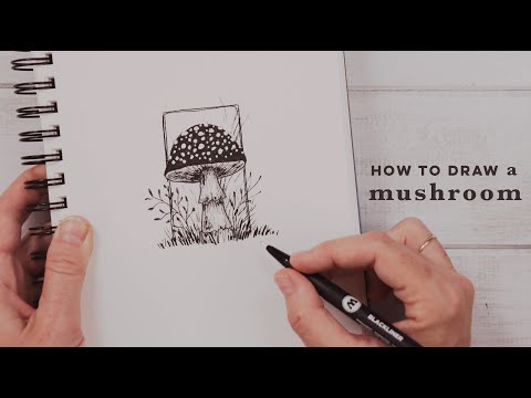 Mushroom Doodles | Illustrating Mushrooms from Doodle to Drawing