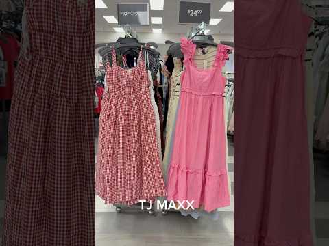 TJ MAXX SUMMER DRESSES #tjmaxx #shopwithme #youtubeshorts