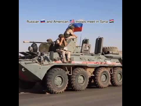 Russian and American troops meet in Syria