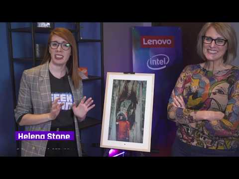 Lenovo's Smart Frame is a HUGE digital picture frame with AI