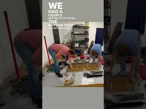 How to put an engine hoist together 👨🏻🔧 #theroygarage