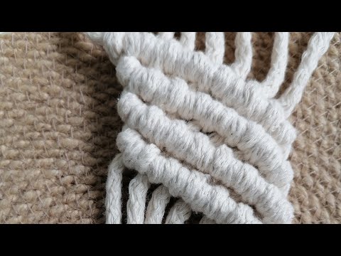 Азбука макраме | DIY Macrame Tutorial | Диагональные узлы | Макраме для начинающих