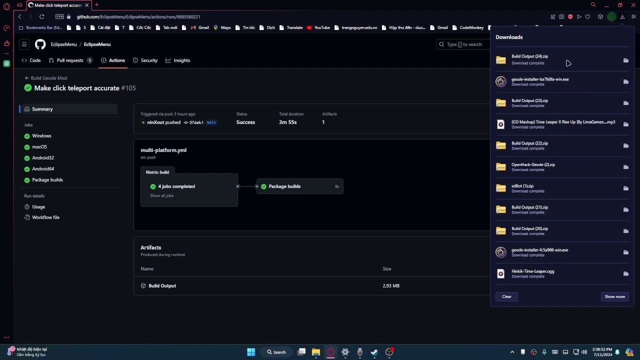 eclipse menu download tutorial since some people don't know shit about github