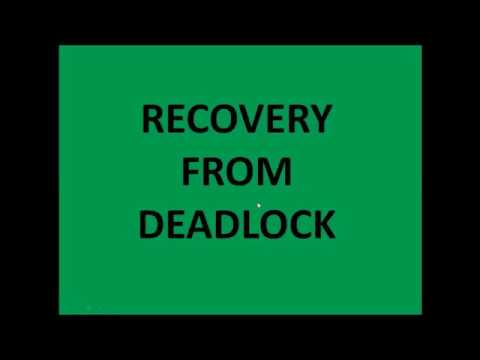OPERATING SYSTEM: RECOVERY FROM DEADLOCK