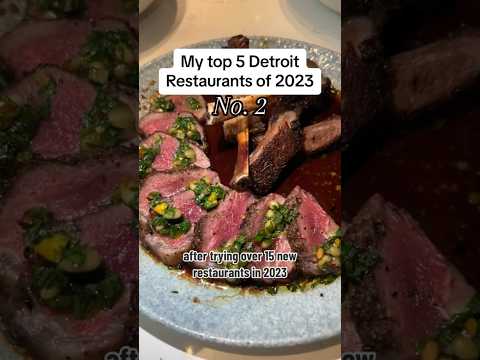 The #2 restaurant in Detroit for 2023! #restaurant #meditteranean #food #cocktail #michigan