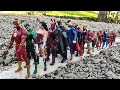 SUPER HERO STORY,AVENGERS & JUSTICE LEAGUE 2|| FLASH,BATMAN,SUPERMAN,SPIDERMAN,IRONMAN,DEADPOOL,HULK