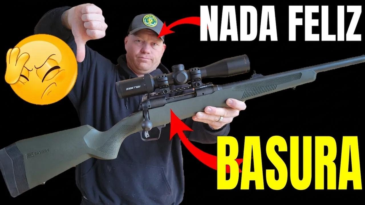 Esta arma es una porquería...