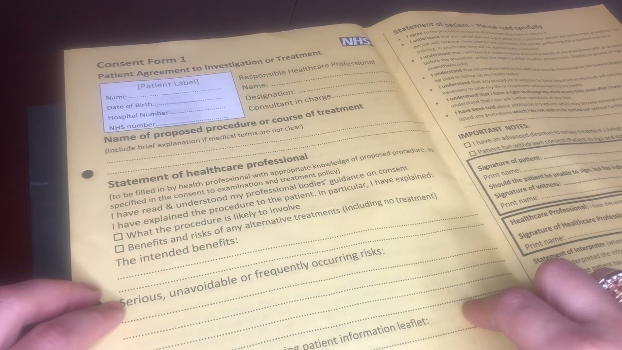 how to take a consent from a competent adult patient