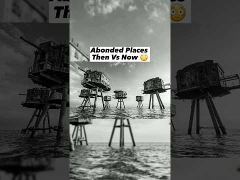 Abandoned Places Then Vs Now #shorts