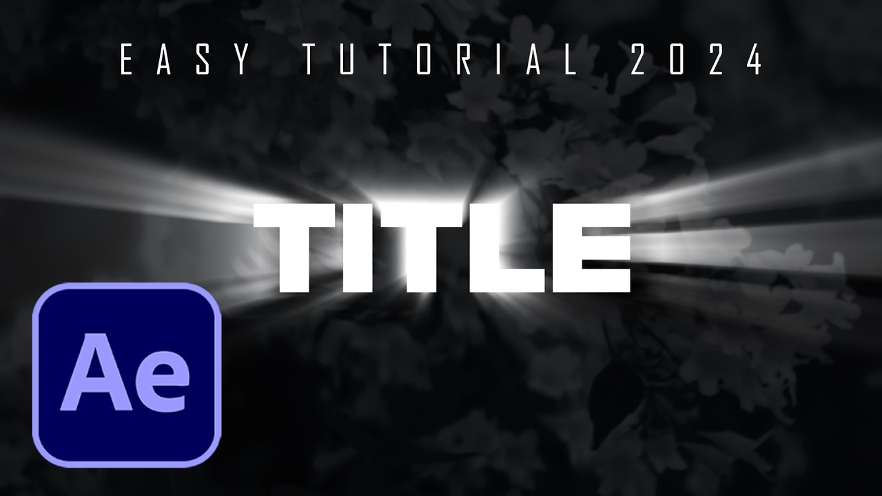 Create A Shining Text Glow Effect In AFTER EFFECTS | 2026 Tutorial