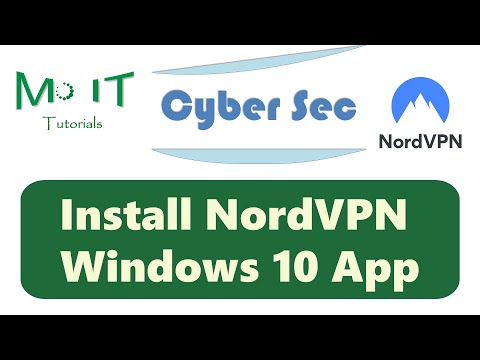 Install and Use nordVPN on Windows 10