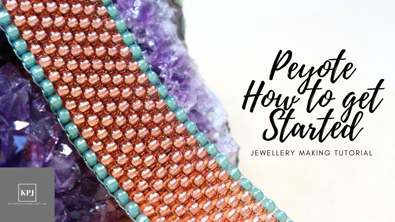 Peyote Stitch How to Get Started - Seed Bead Technique - Jewellery Making Tutorial
