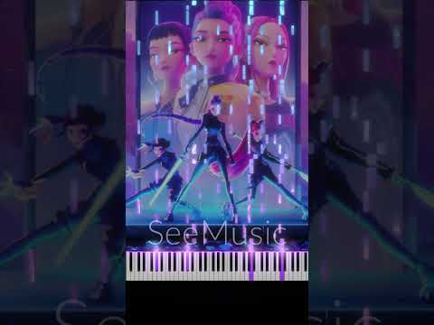 Takedown - Kpop Demon Hunters Sound Track #piano #kpop #twice #sheetmusic