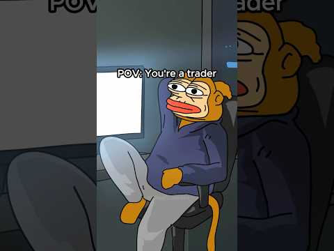 POV: You're a trader 🐒 #crypto #stockmarket #trading #memes #brainrot