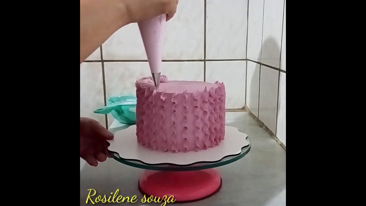 Bolo Tema: Bailarina, técnica com Bico pétala e 21/Confeitaria para iniciantes /Rosilene Souza