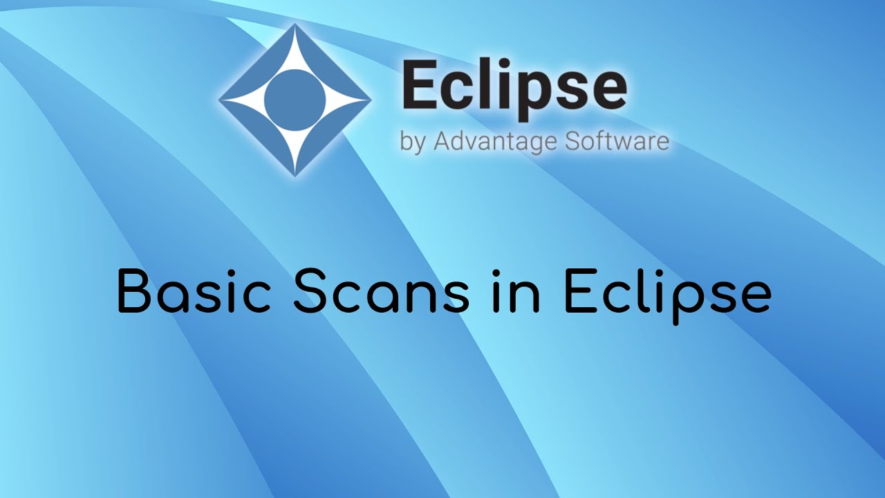 Basic Scans in Eclipse