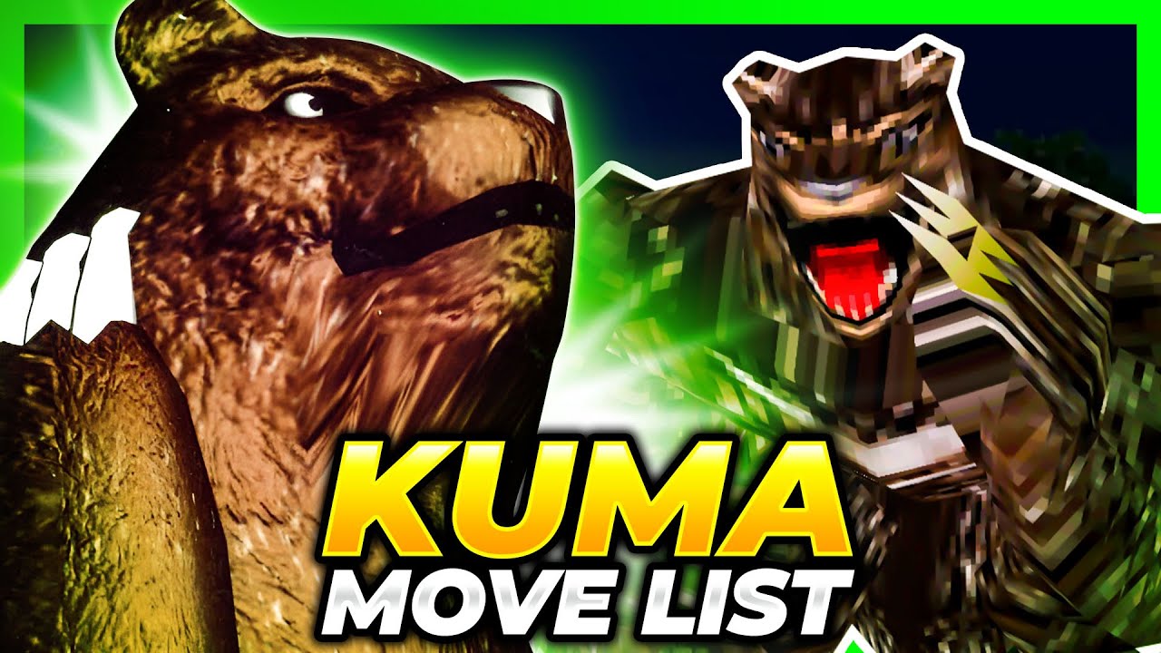 KUMA MOVE LIST - Tekken 1