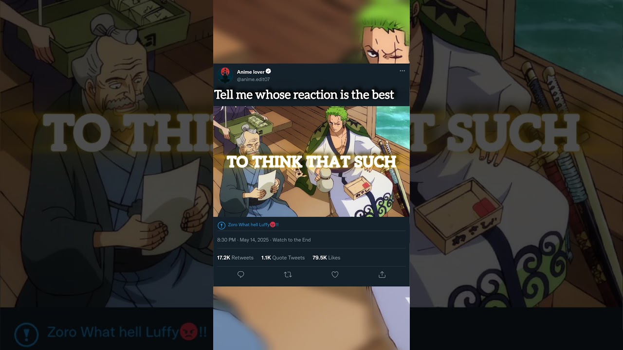Everyone reaction on Luffy's wanted poster in Wano #onepiece #luffy #zoro #ussop #robin #animeedit