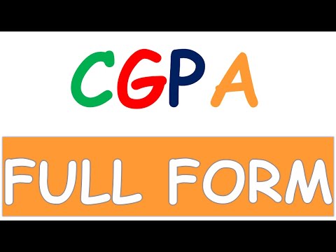 CGPA Full Form || Full Form Of CGPA || CGPA Ka Full Form || CGPA Exam Full Form |