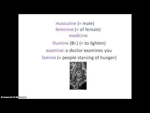 Pronouncing -ine words