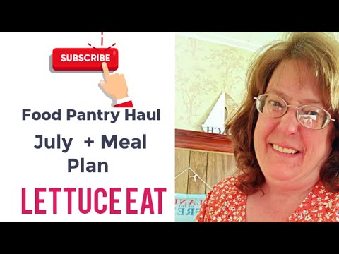Food Pantry 7/5 Haul With Fresh Vegetables & Organics + Meal Plan #food #free #dinner #lettuceeat
