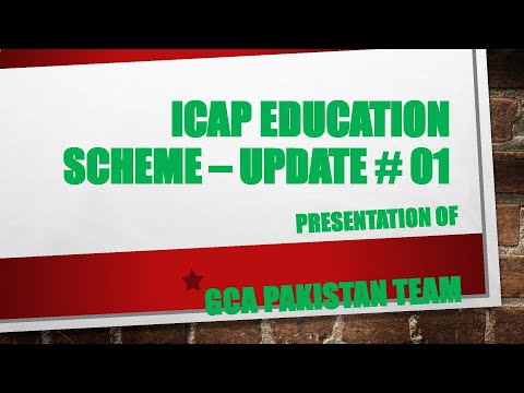ICAP Education Scheme 2025 ( Update # 01)