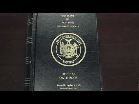 Historic Oath Books of the Richmond County Clerk