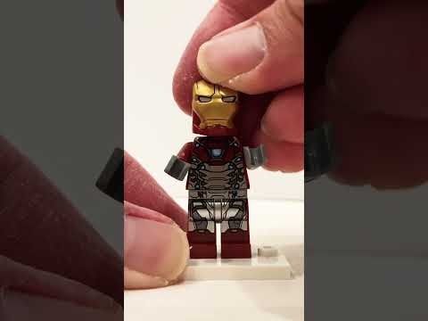 LEGO Minifigure Iron Man Mk 47 #lego #legominifigures #ironman #shorts