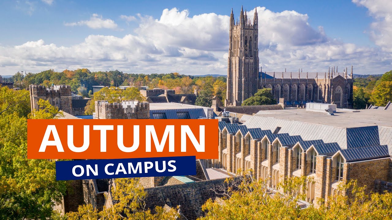Duke West Campus Fall Flyover