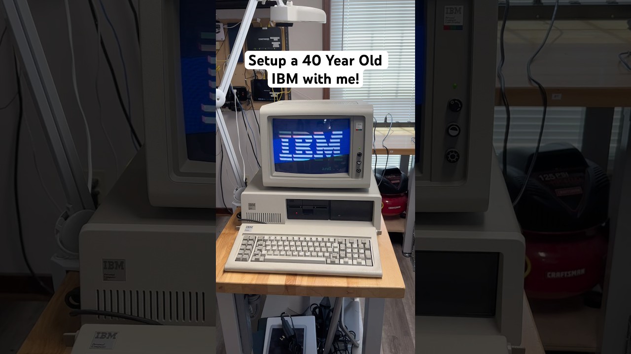 Setting up a 40 Year Old IBM | Retro PC Setup