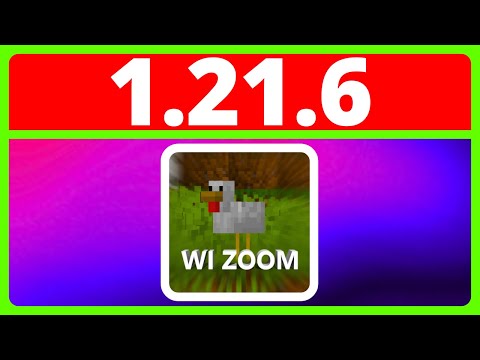 How To Download And Install WI Zoom For Minecraft Java 1.21.6 | Zoom In Minecraft | OptiFine Zoom