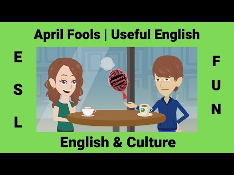 April Fool's Day Conversation genera…: English ESL video lessons