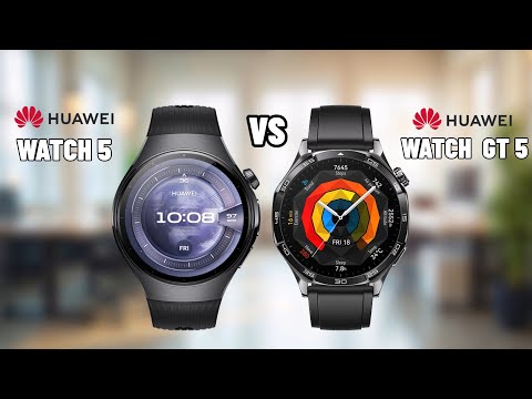 Huawei Watch 5 vs Huawei Watch GT 5 🔥 Full Comparison | Design, Features, Price! @SmartWear5G