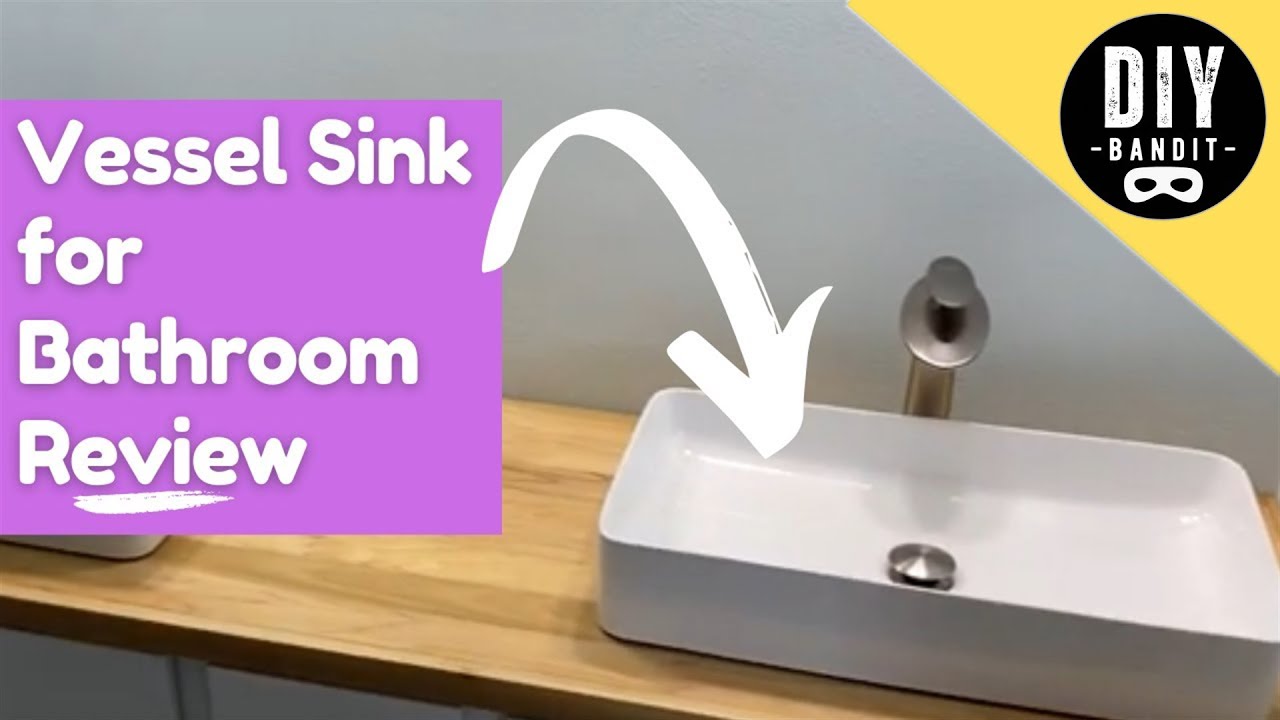 🔥 The **Best** New Vessel Sink + Drain for Bathroom➔ **6 Month Review** + Easy DIY Instructions