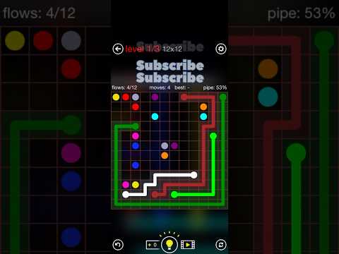 Level 1/3 Flow Free |#naat #short #wordpuzzlegame #youtubeshorts #puzzle #gameplay #trendingshorts