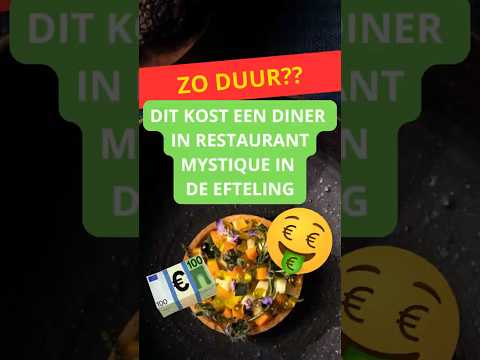 Dit kost een DINER in  RESTAURANT MYSTIQUE in de EFTELING! [PRTV Short]