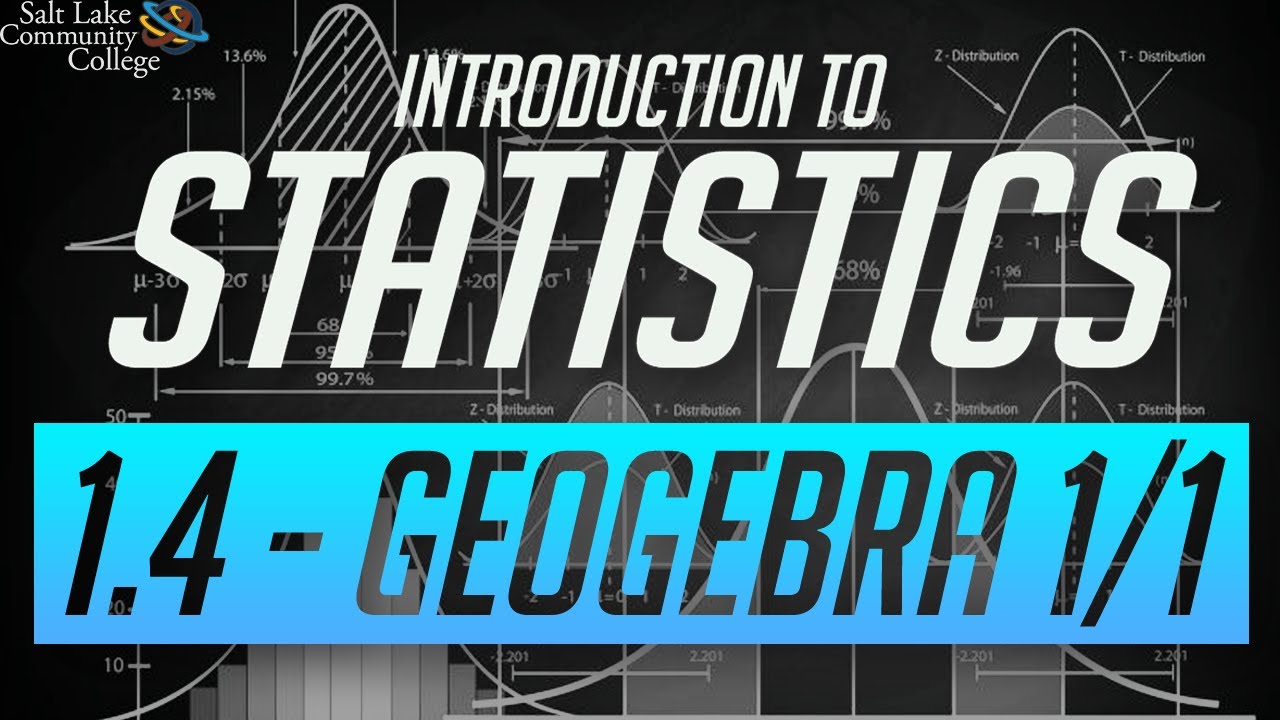 Chapter 1.4 - GeoGebra 1/1 - GeoGebra Introduction and Sampling Strategies