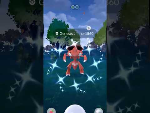 ✨I Caught 2 SHINY Genesect On Stream In Pokemon Go!✨ #shorts #pokemon