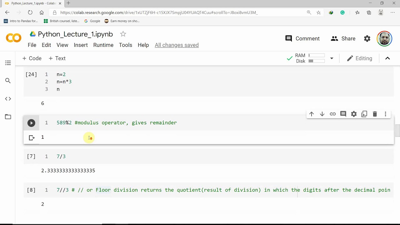 Lecture 1:Python Basics
