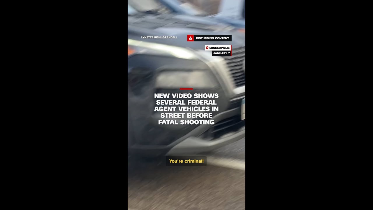 New video shows several federal agent vehicles in street before fatal shooting